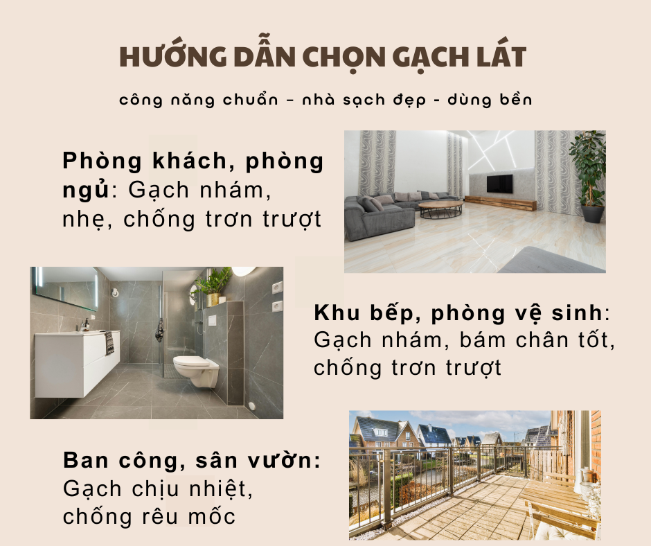 Hướng dẫn từ A đến Z khi chọn gạch lát - Jophien
